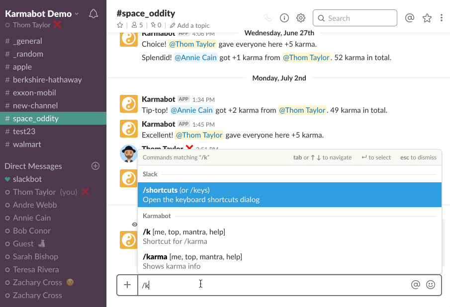 Set your Slack status straight! – Karmabot – Medium