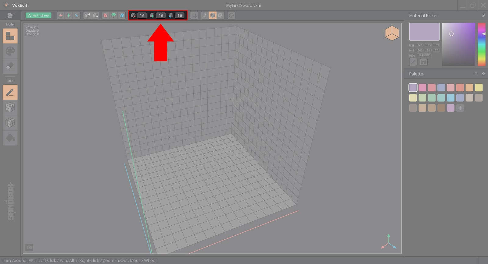 Creating your first model with VoxEdit – The Sandbox – Medium
