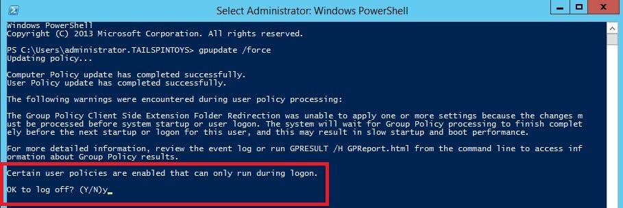 Configuring Folder Redirection through Group Policy