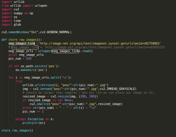 Train Dataset To Xml File For Cascade Classifier Opencv