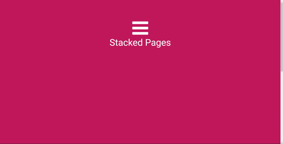 Vertical Stacked Pages on Materialize – WDstack – Medium