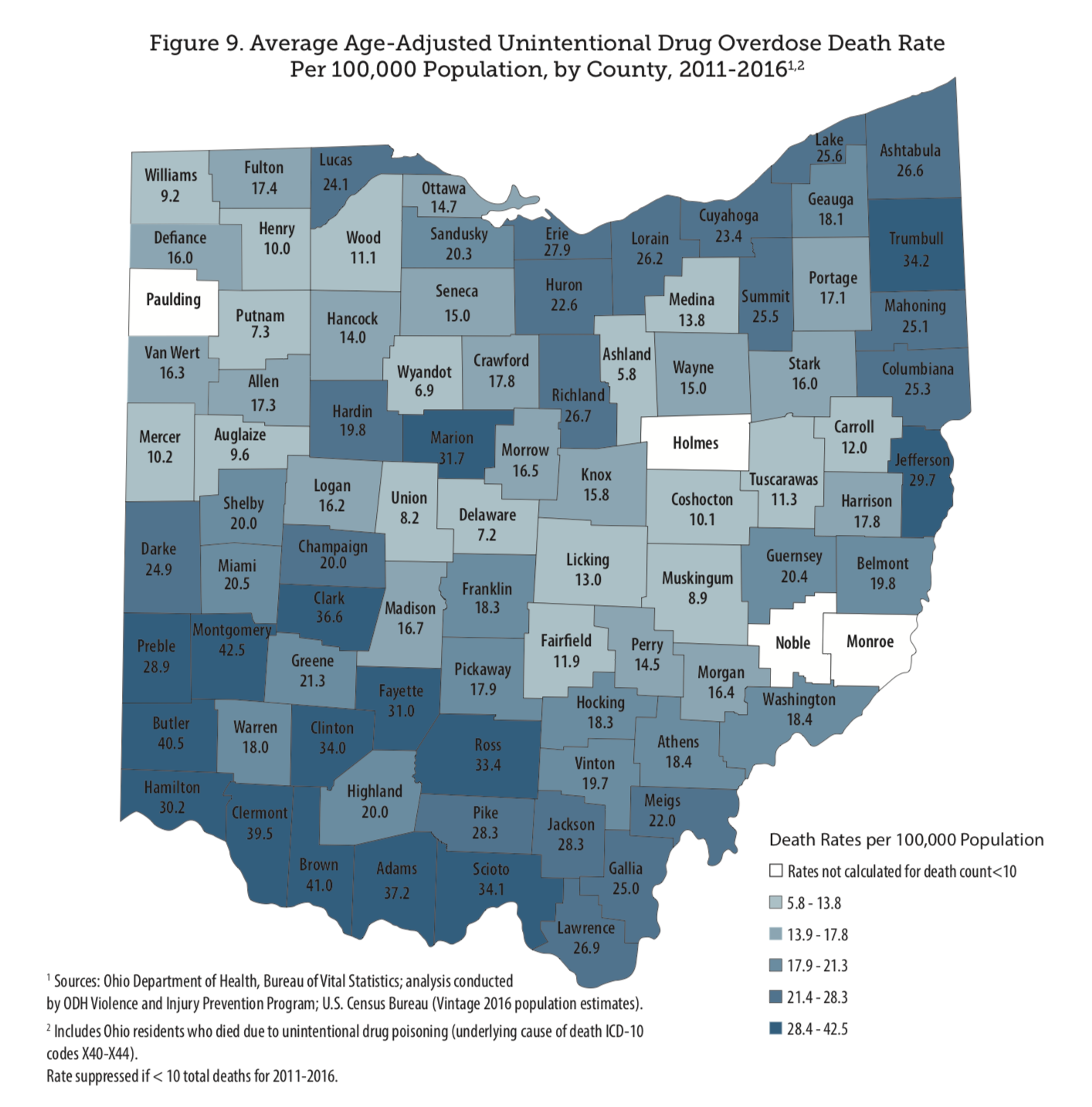 Ohio’s Drug Abuse is Packing Up and Moving Out — To the Country