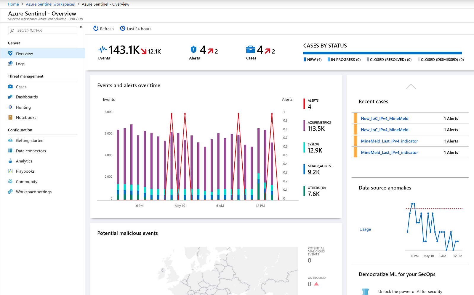 Azure Sentinel — MineMeld. Bring Your Own Threat Intelligence feeds