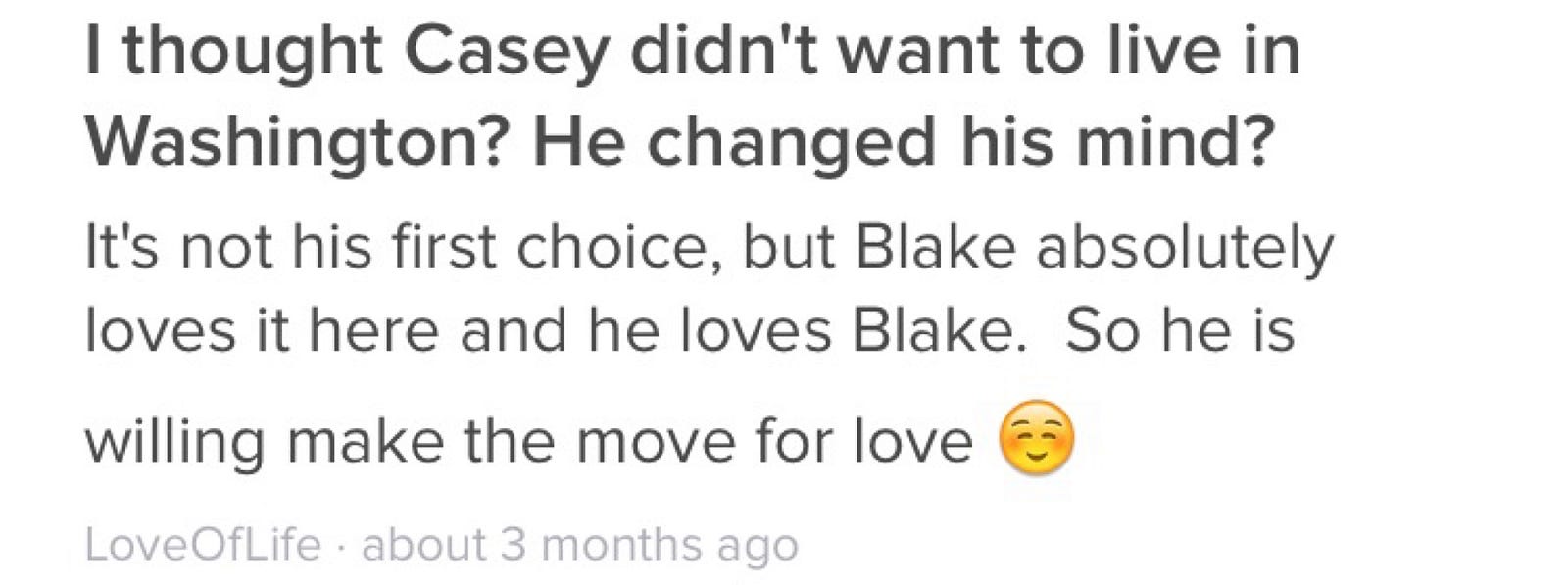 The Most Perfect Couple In My Heart : Blake Mitchell & Casey Tanner