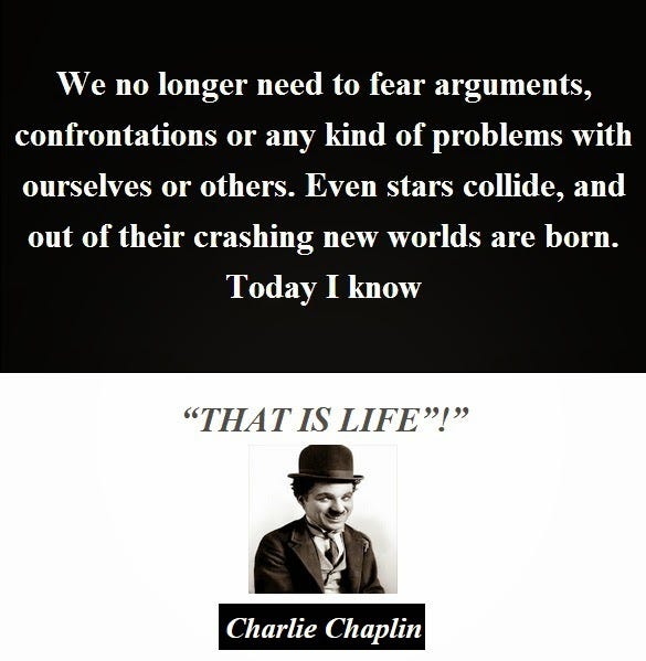 Charlie Chaplin’s Powerful Poem : As I Began To L ve Myself