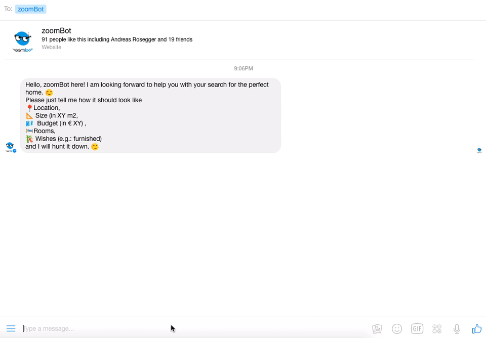 zoomBot — Our Journey on Creating a Chat Bot for Real Estate