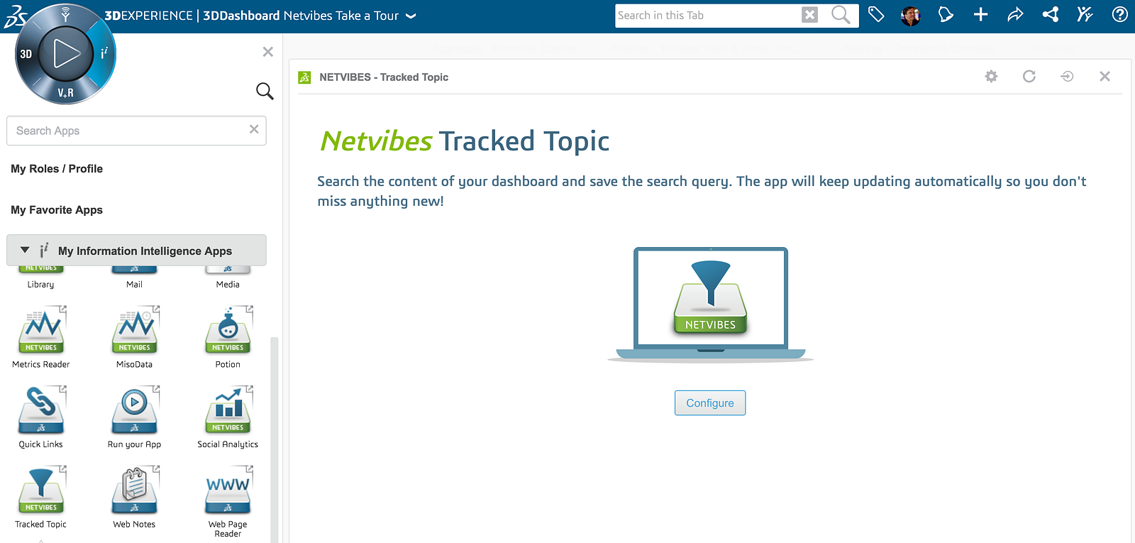Netvibes now available within the 3DEXPERIENCE Platform