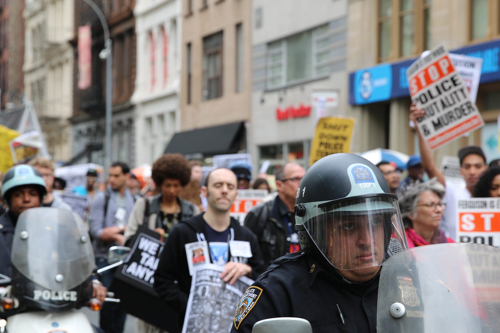 Photos: Stop Mass Incarceration Network Protests NYPD, Police Brutality ...