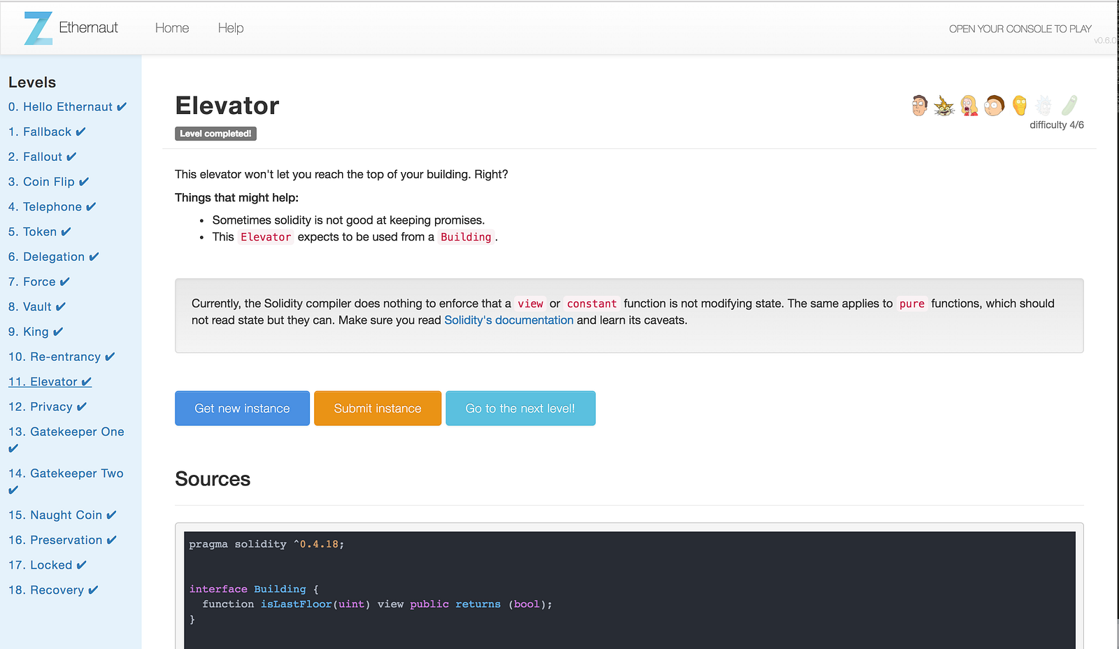 Ethernaut Lvl 11 Elevator Walkthrough: How to abuse Solidity interfaces and function state…