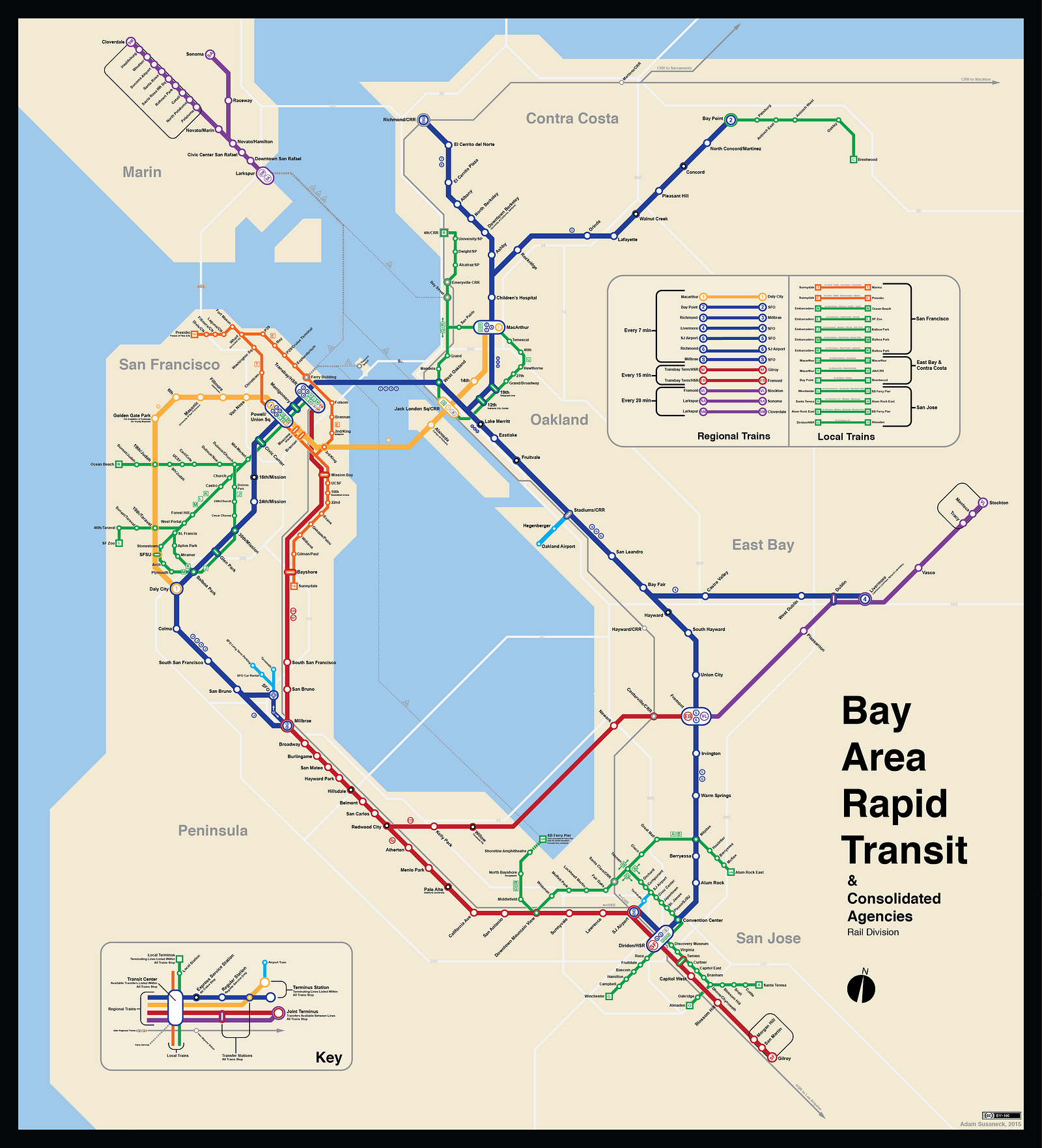 Bay Area Transit Fantasy Map R bayarea Bay Area Transit Fantasy Map R bayarea