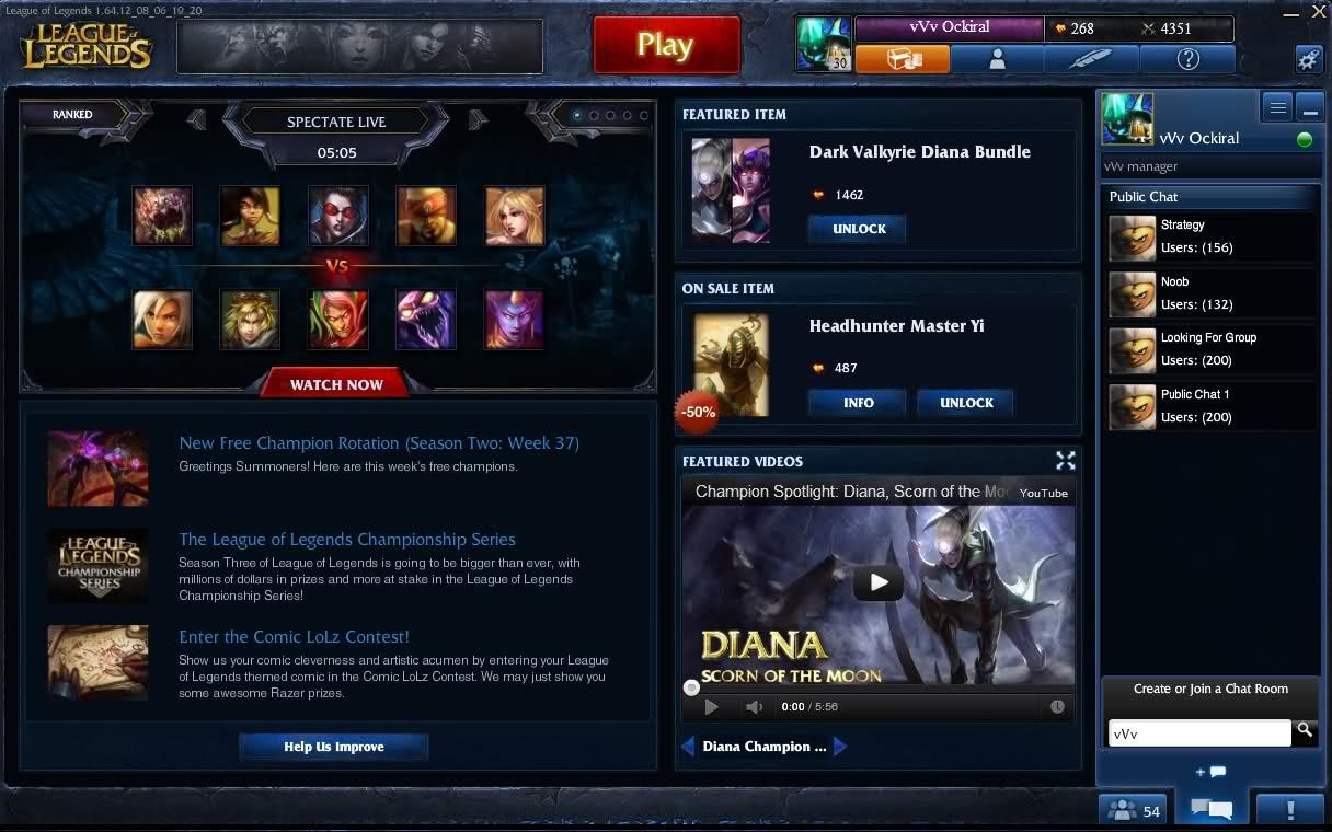 League of Legends Client Redesign – Bonnie Pan – Medium
