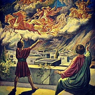 “Elisha prayed, "Open his eyes, LORD, so that he may see."