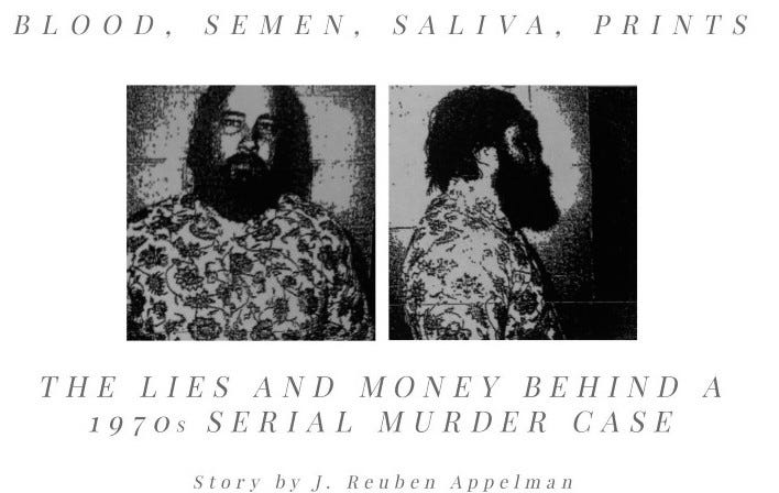 Blood, Semen, Saliva, Prints – J. Reuben Appelman – Medium