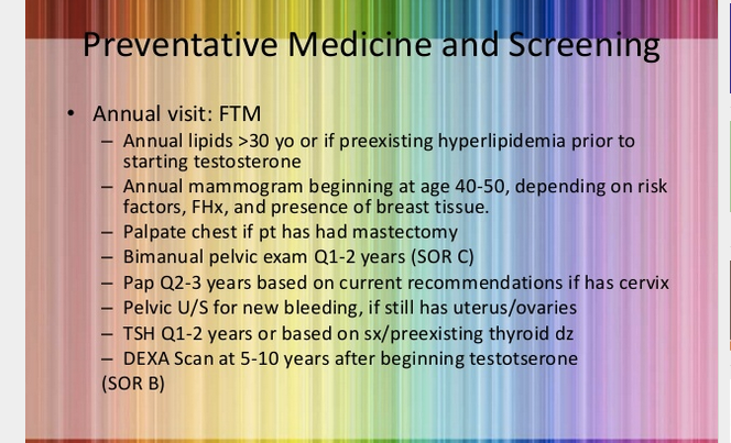 Side-effects: FTM Coming off of testosterone after 7 years