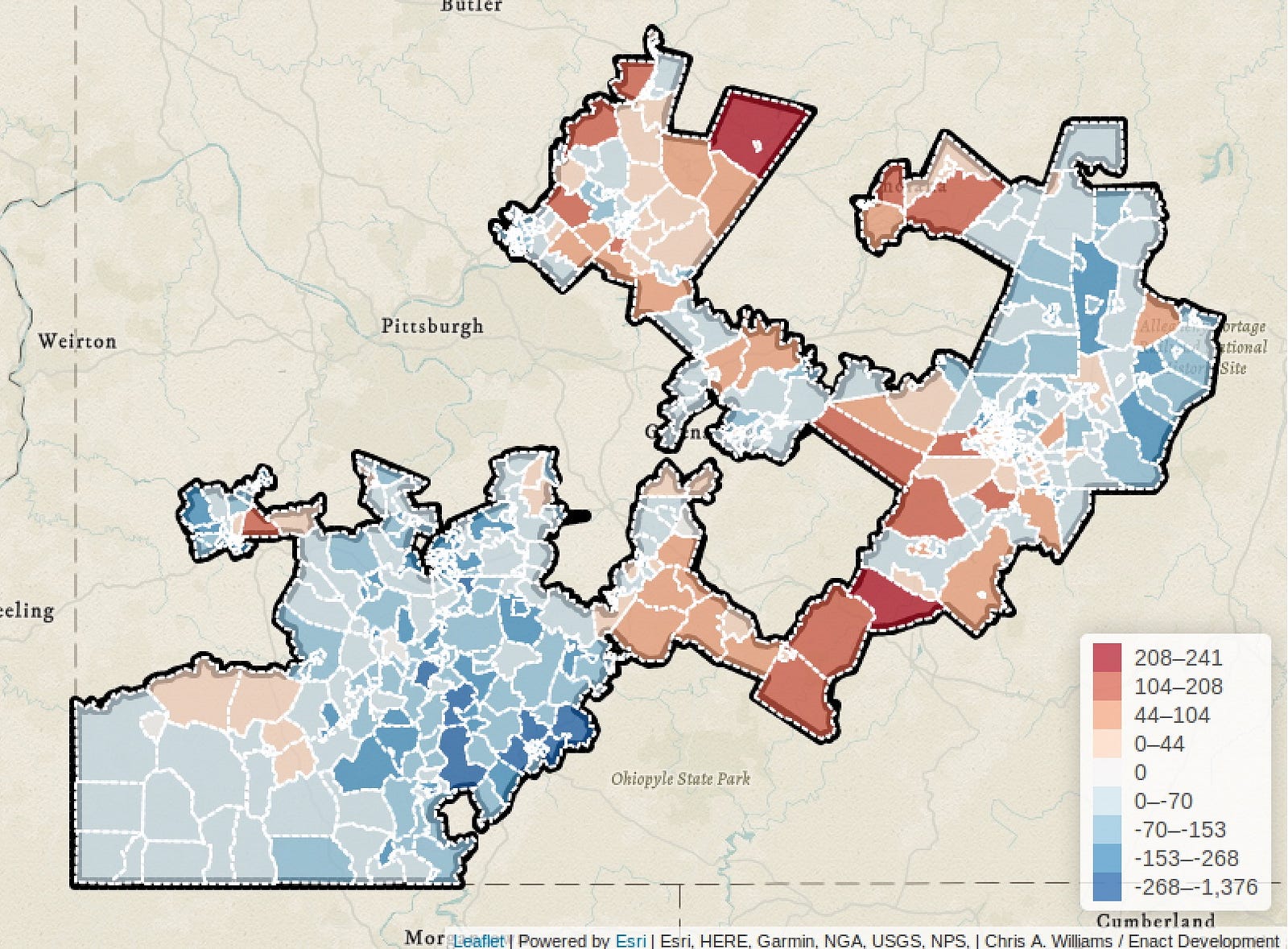 Packing and Cracking: A visual tour of Pennsylvania’s Congressional ...