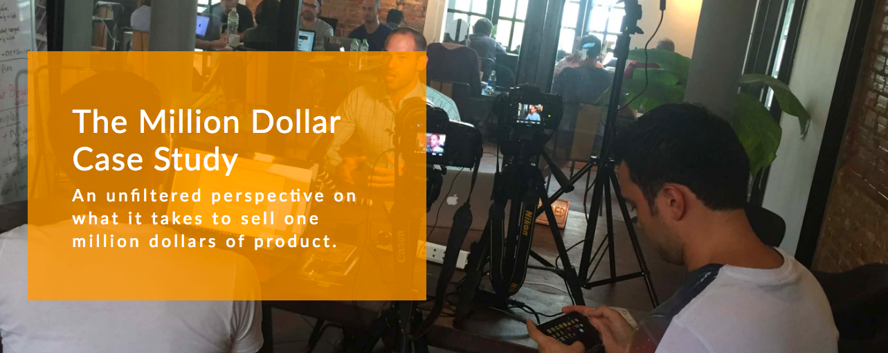 Selling One Million Dollars Worth of Product (for charity!)