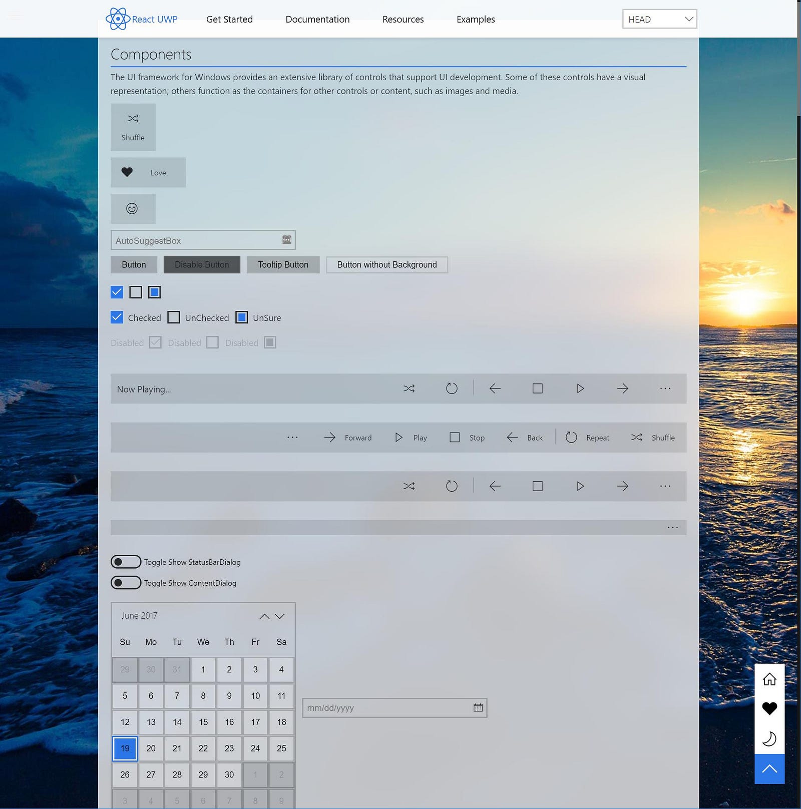 React Uwp — Uwp And Fluent Design Ui Libray By React