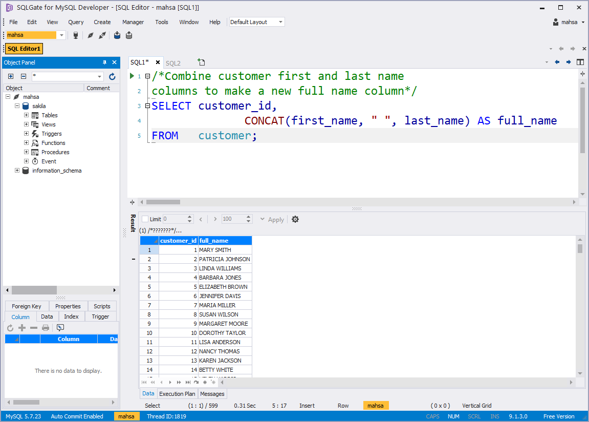  SQL Basic How To Work With String Functions In SQL My SQL CONCAT LENGTH SUBSTR