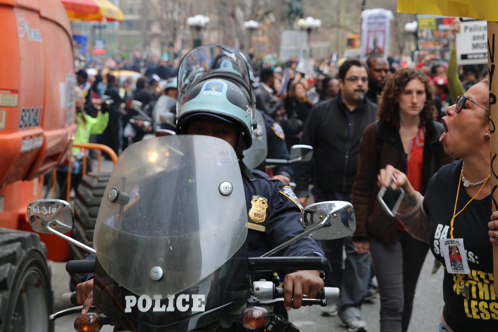 Photos: Stop Mass Incarceration Network Protests NYPD, Police Brutality ...
