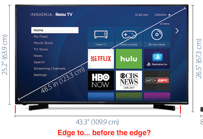 TV Size Comparison — Get Details Of Different Type PLASMA, LCD, LED & OLED