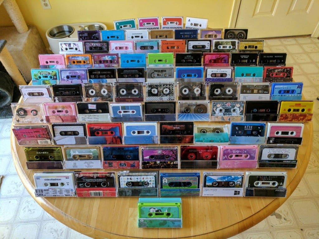 Vaporwave Cassette Obi Culture – Kinjo Meiwaku – Medium