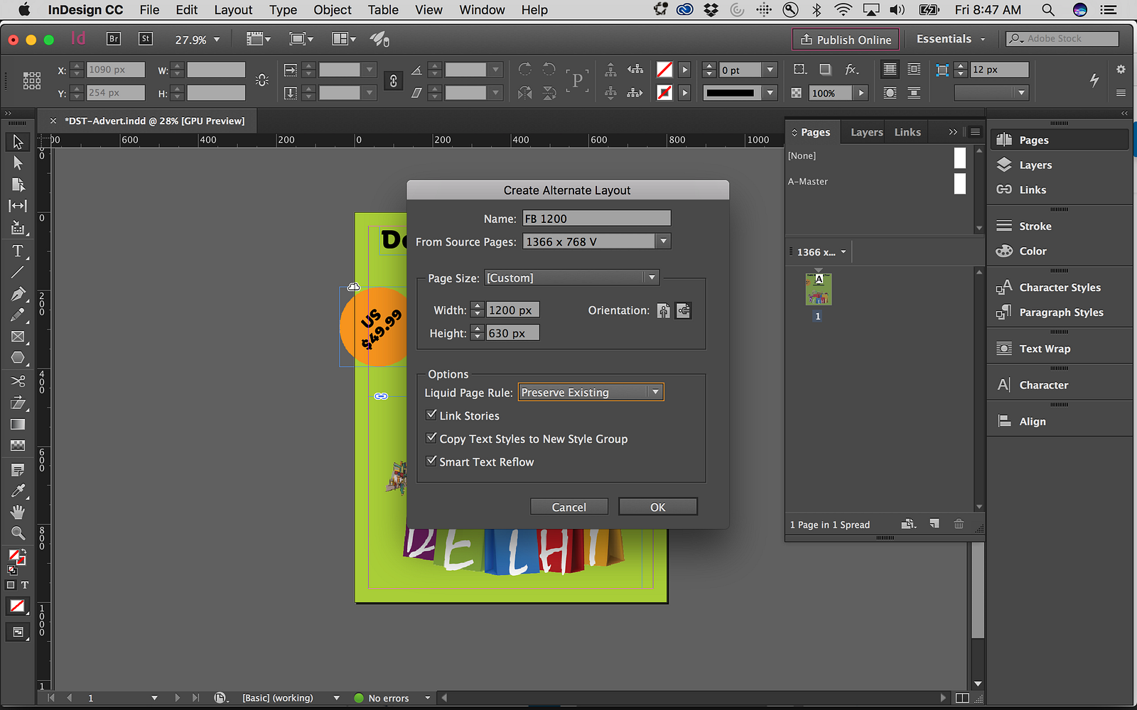 Creating alternate layouts, fast! – Design and Layout – Medium