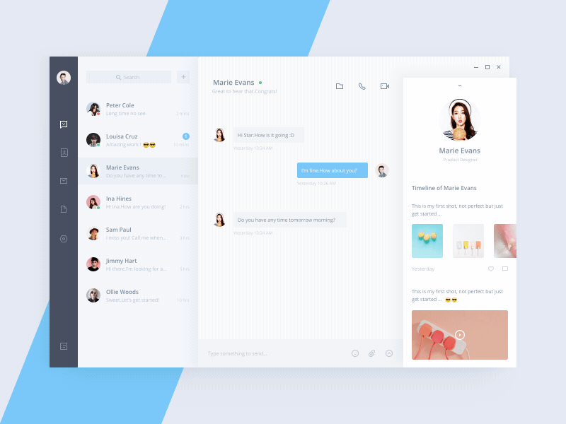 Message interfaces 2017 – Muzli -Design Inspiration
