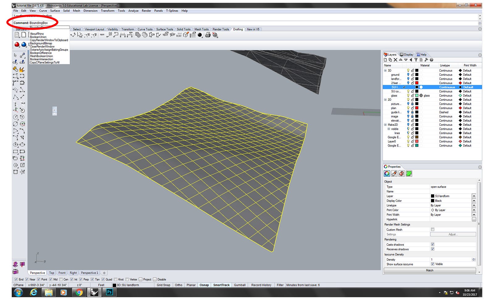 Generate Contours from 3D Terrain in Rhino – DPro – Medium