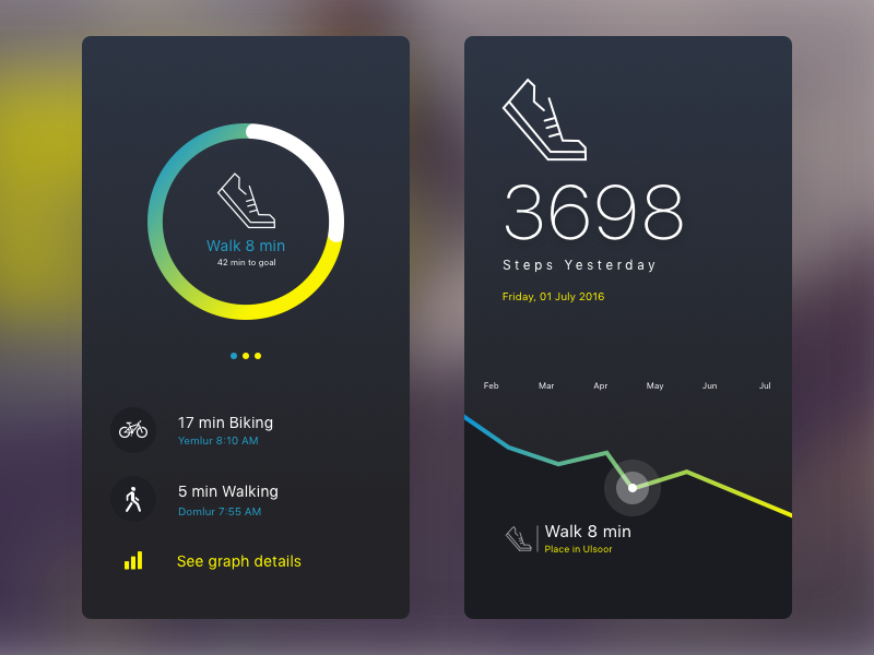 Fitness/Health App — Design Inspiration – Muzli - Design Inspiration