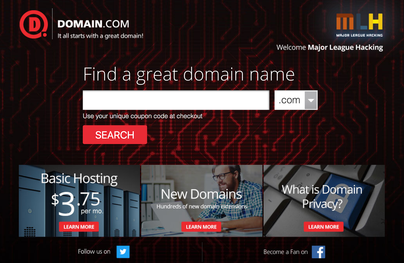 Your Domain.com & Amazon Web Services powered site in 30 minutes or less