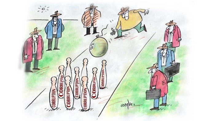 Strenght against corruption comes from collective action
