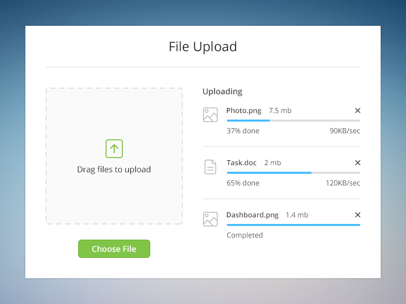 File Upload UI Inspiration Muzli Design Inspiration
