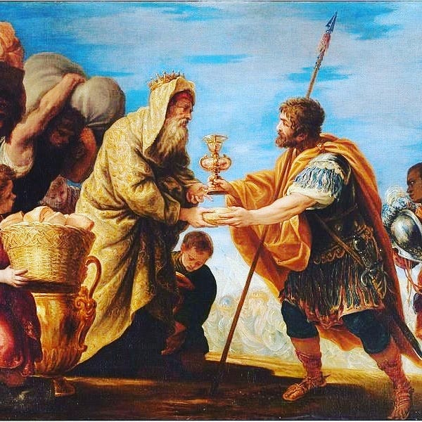 “Then Melchizedek king of Salem brought out bread and wine.