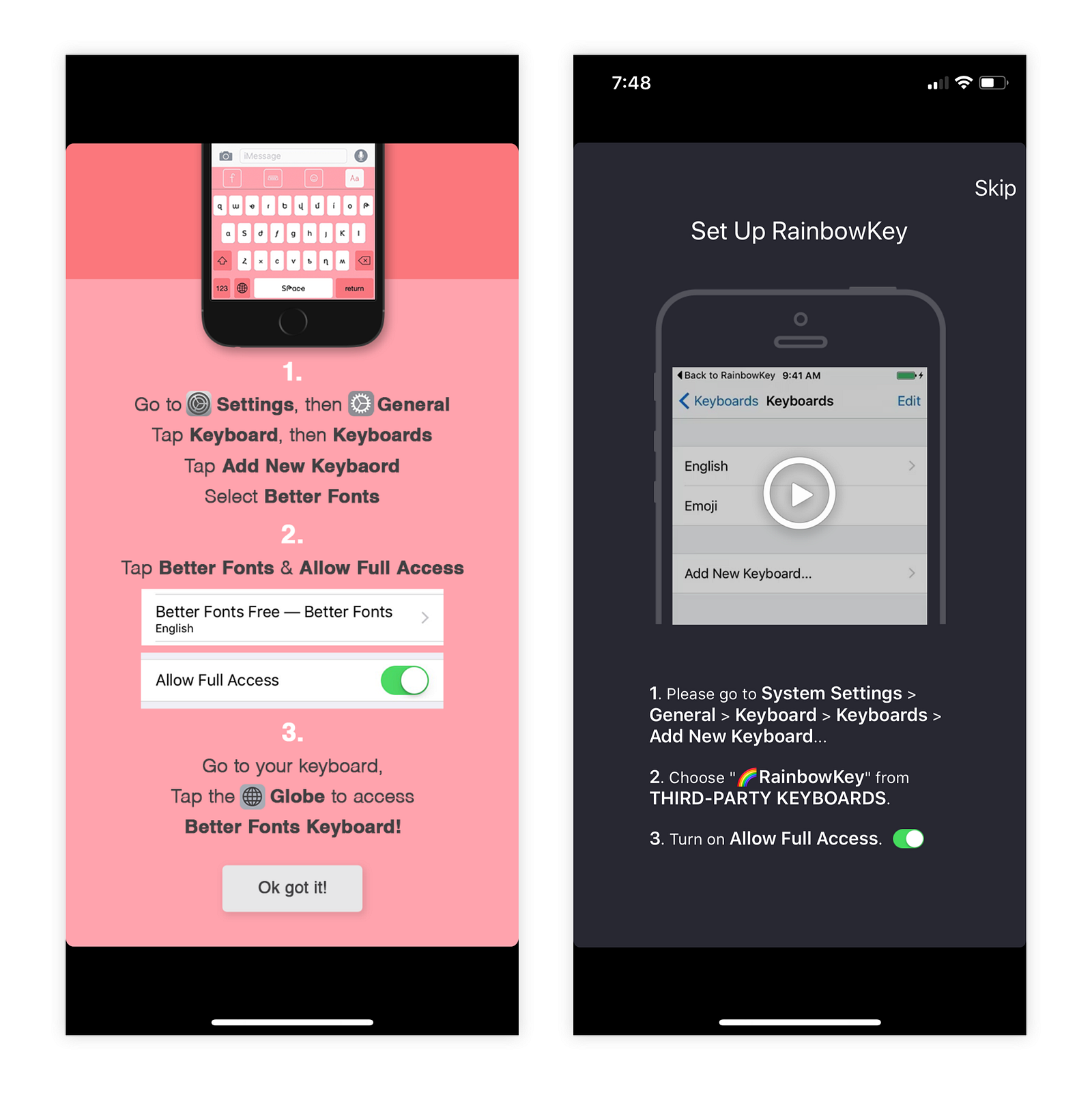 How to create a smooth installation process for your iOS keyboard extension
