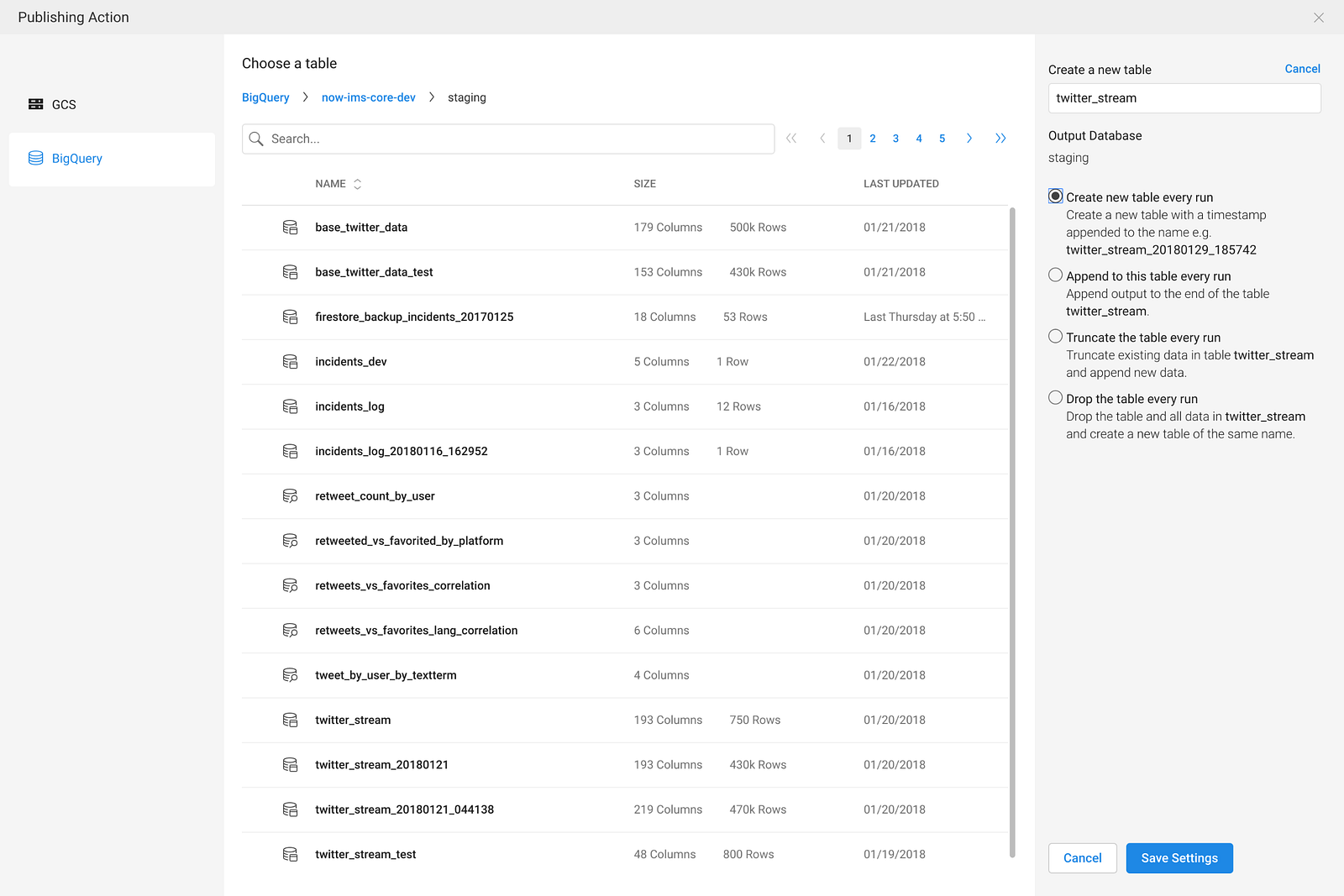 Stream Twitter Data into BigQuery with Cloud Dataprep