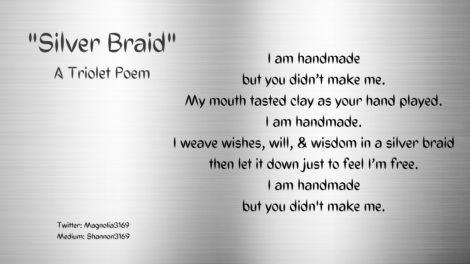 A Triolet Poem