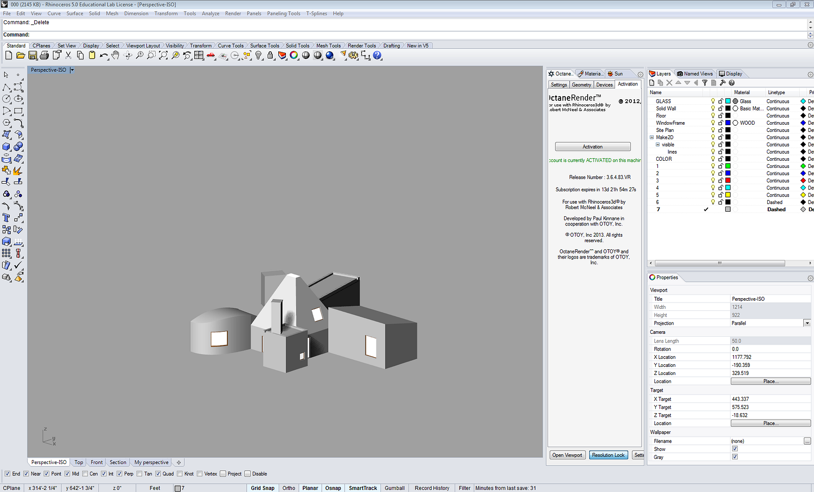 Exploded Axonometric Rendering — Conceptual Rendering