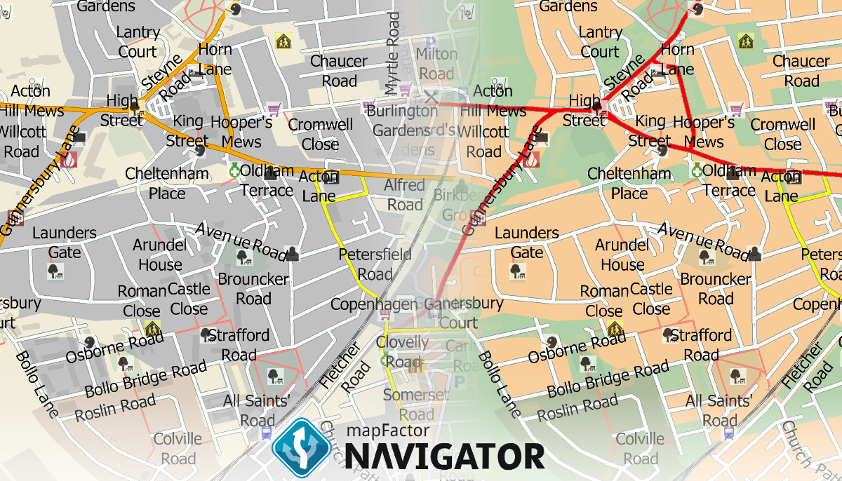 3 helpful tips how to customise the map in mapFactor Navigator
