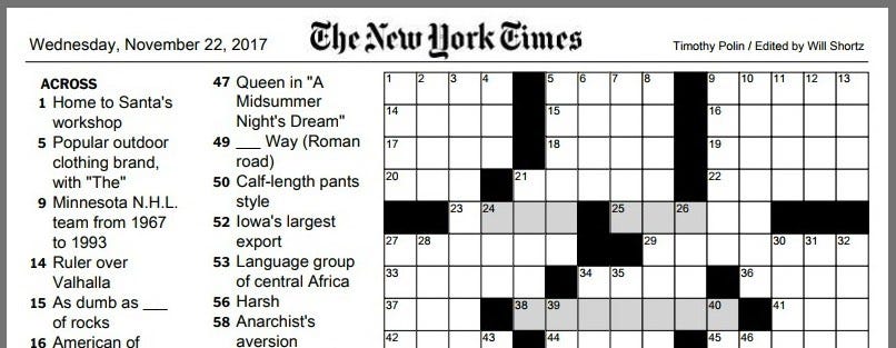 Creating Crossword Puzzles for Fun & Profit: A Visit with Christina Iverson