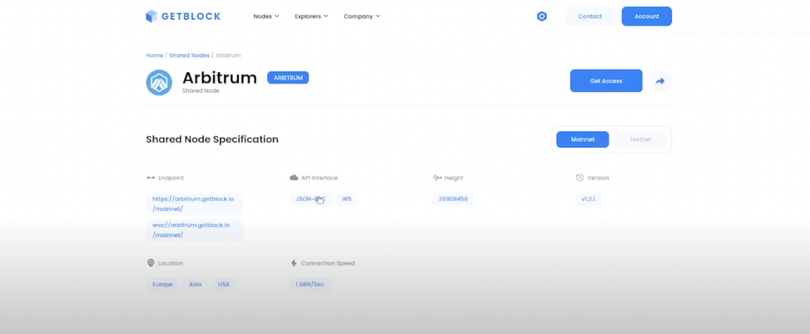 How To Connect to Arbitrum Node