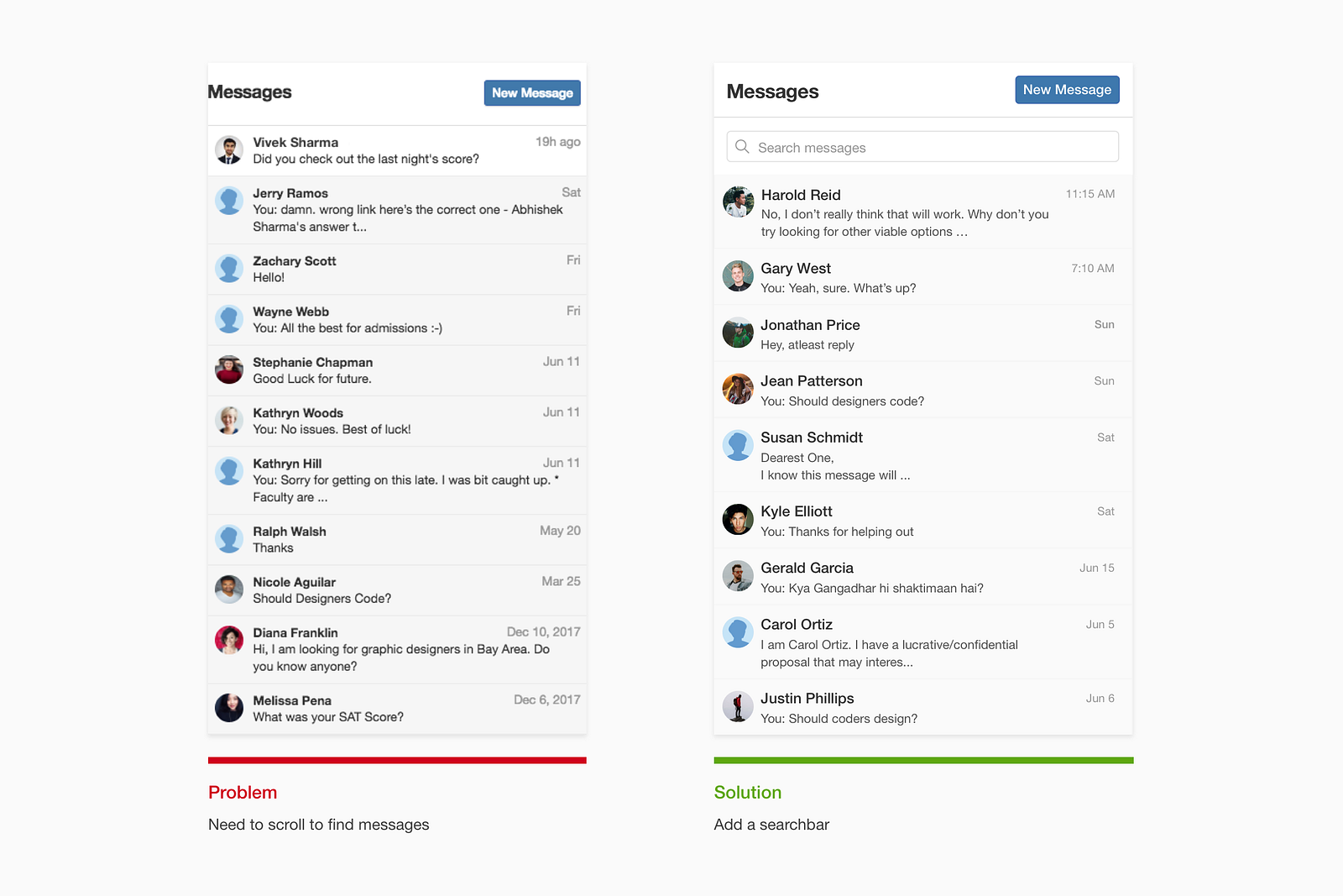 Enhancing Quora’s messaging UX – UX Collective