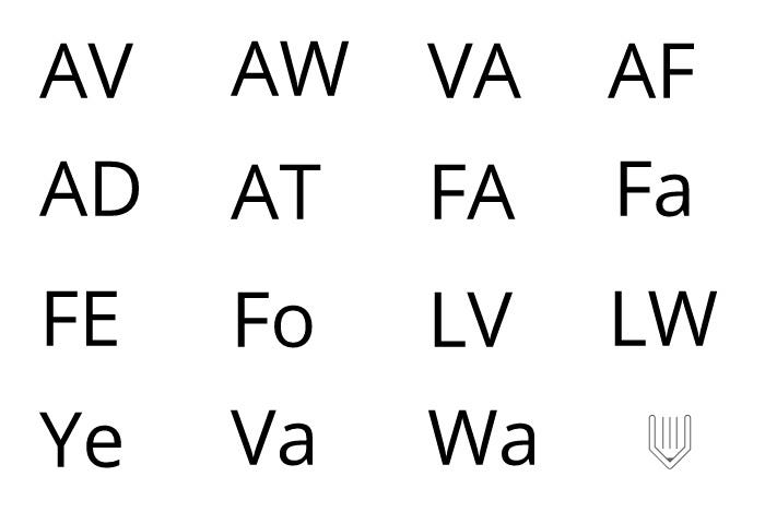 The Art of Kerning – Gravit Designer – Medium