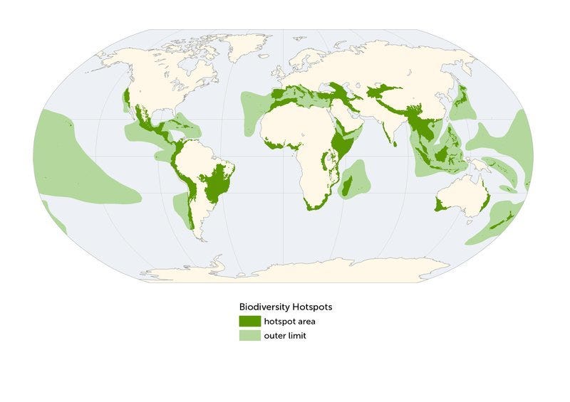 Biodiversity Hotspots — why are they so critical? – WildArk Journal ...