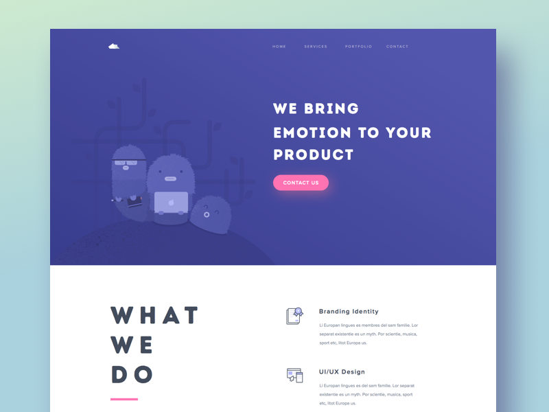 Bold Headers in Web Design – Inspiration Supply – Medium