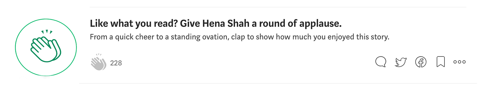 Feature analysis: Medium’s clap – UX Collective