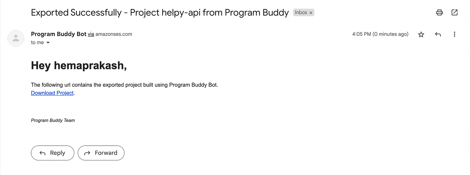 GitHub - imprakashraghu/aws-programbuddy-bot: Tool to help programmers build projects and ...