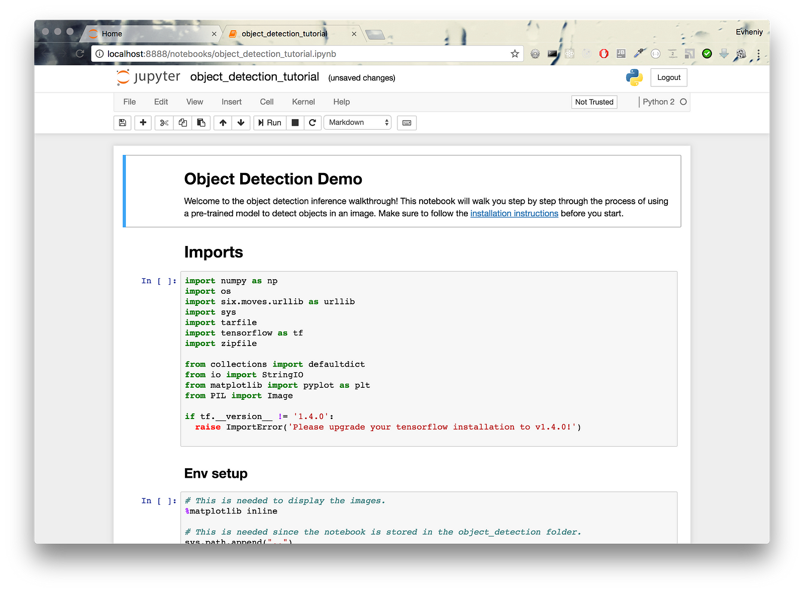 Tensorflow Object Detection With Docker From Scratch