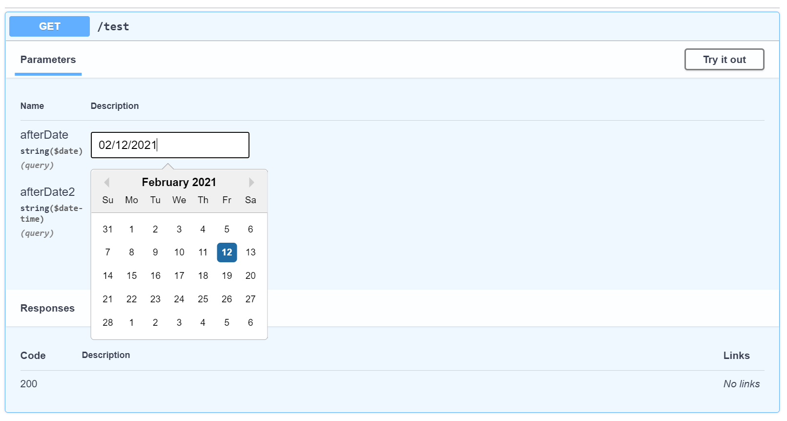 Swagger-UI exposes through its plugin system most of its internals. This can be used to ...