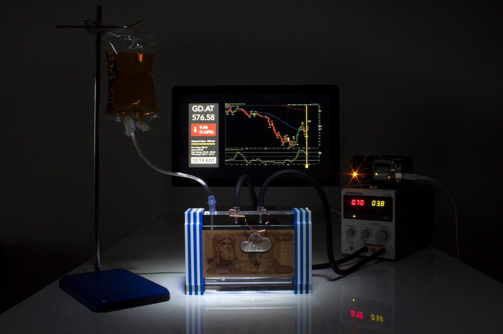 Can Bacteria Sense Our Economy?