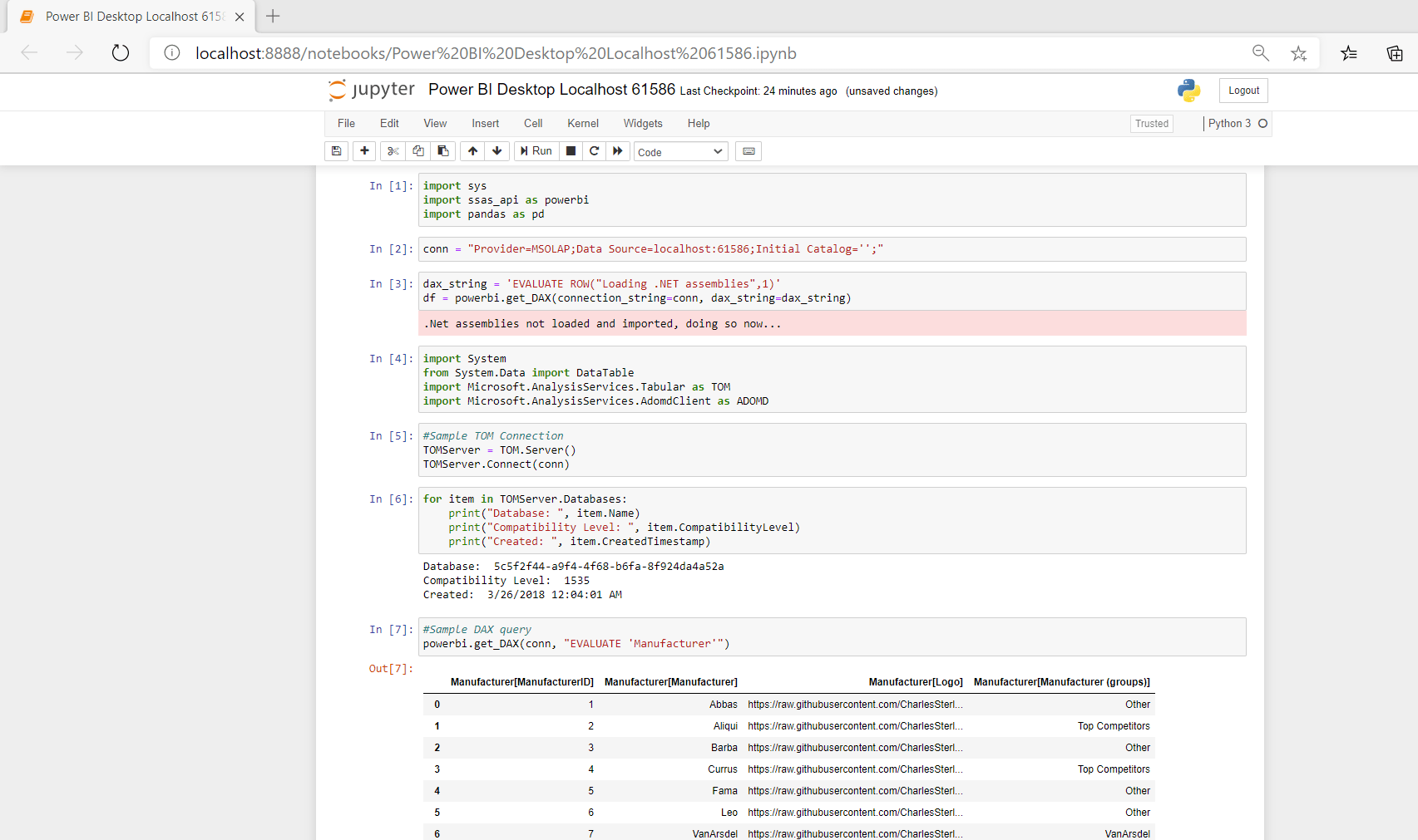 Many people use Python with notebooks, so let’s take a look at one possible way to enable a ...